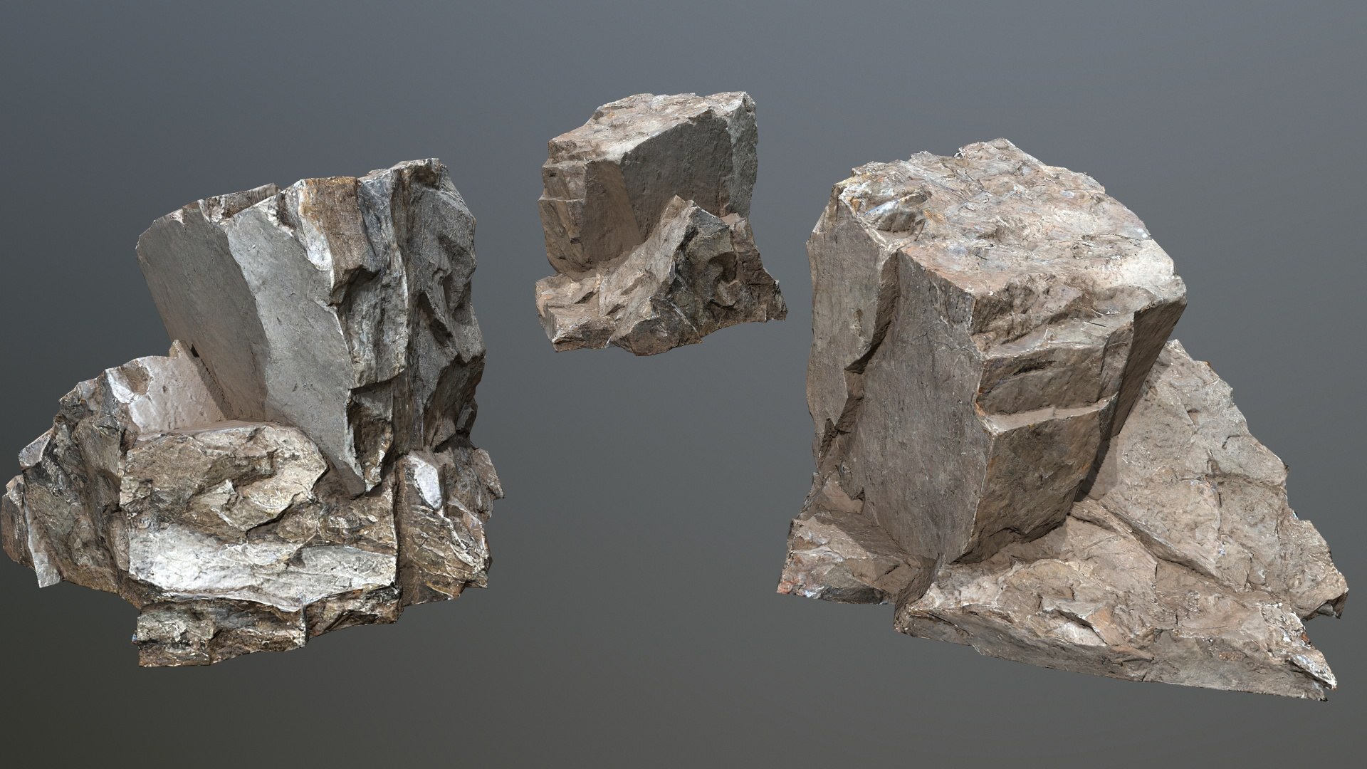 3D Model Desert Cliff Rocks - TurboSquid 2389615