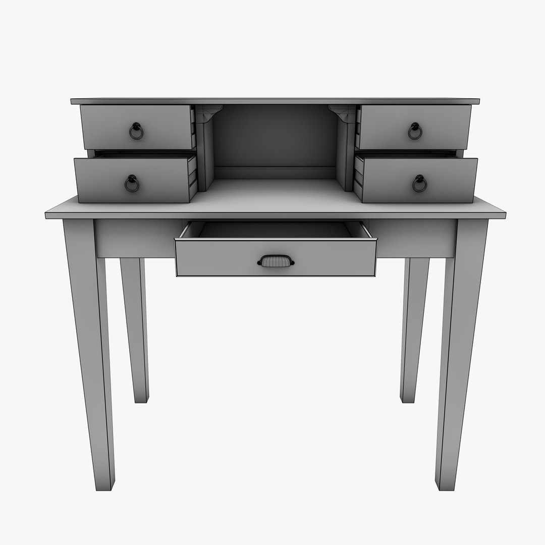 3D model desk furniture - TurboSquid 1611965
