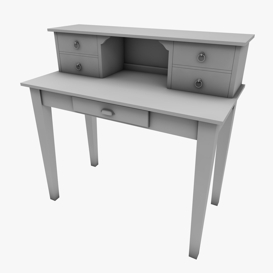 3D model desk furniture - TurboSquid 1611965