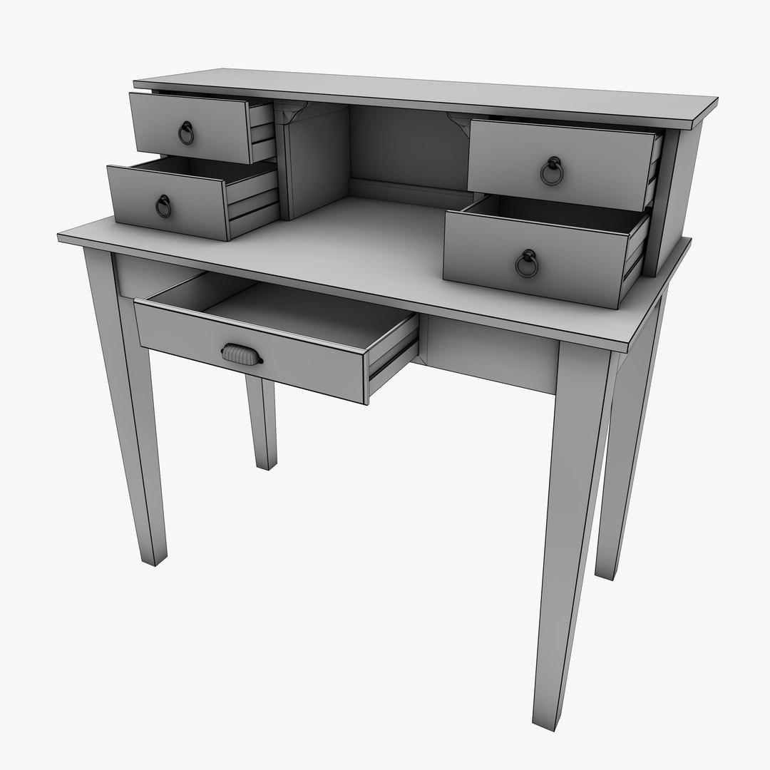 3D model desk furniture - TurboSquid 1611965