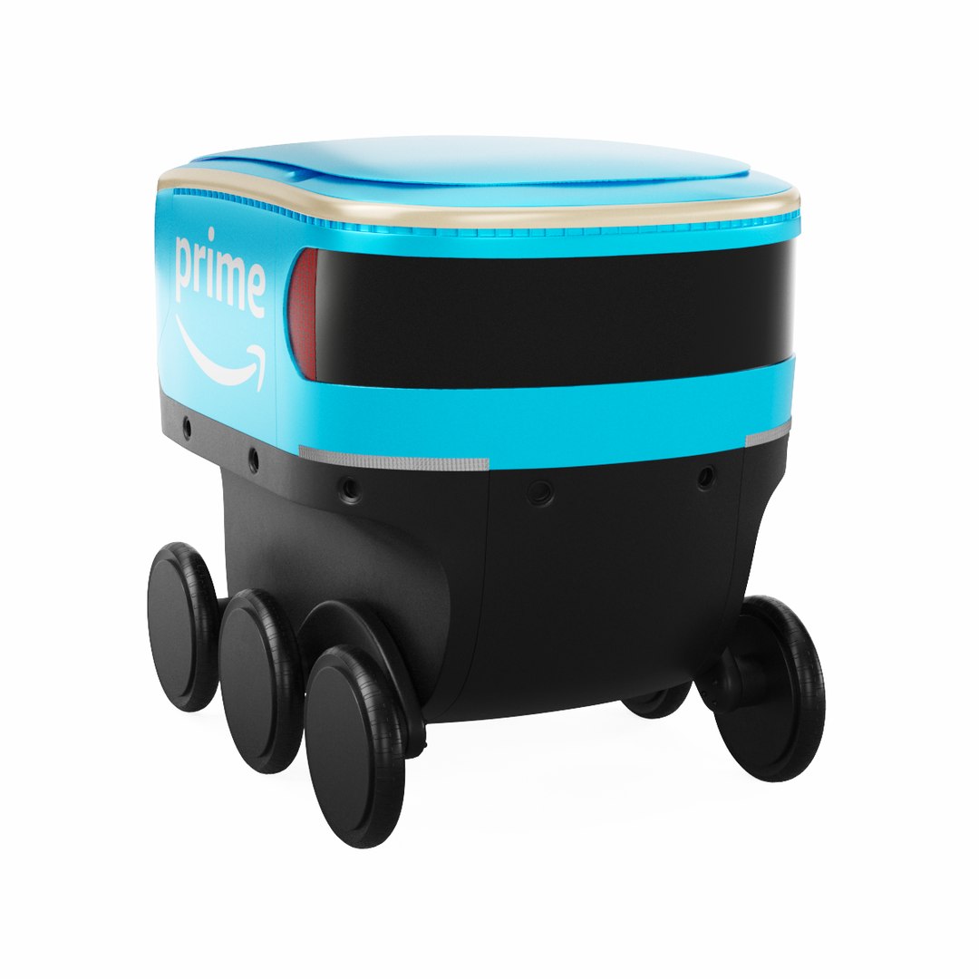 3D Amazon Scout Delivery Robot Prime Model - TurboSquid 2426673