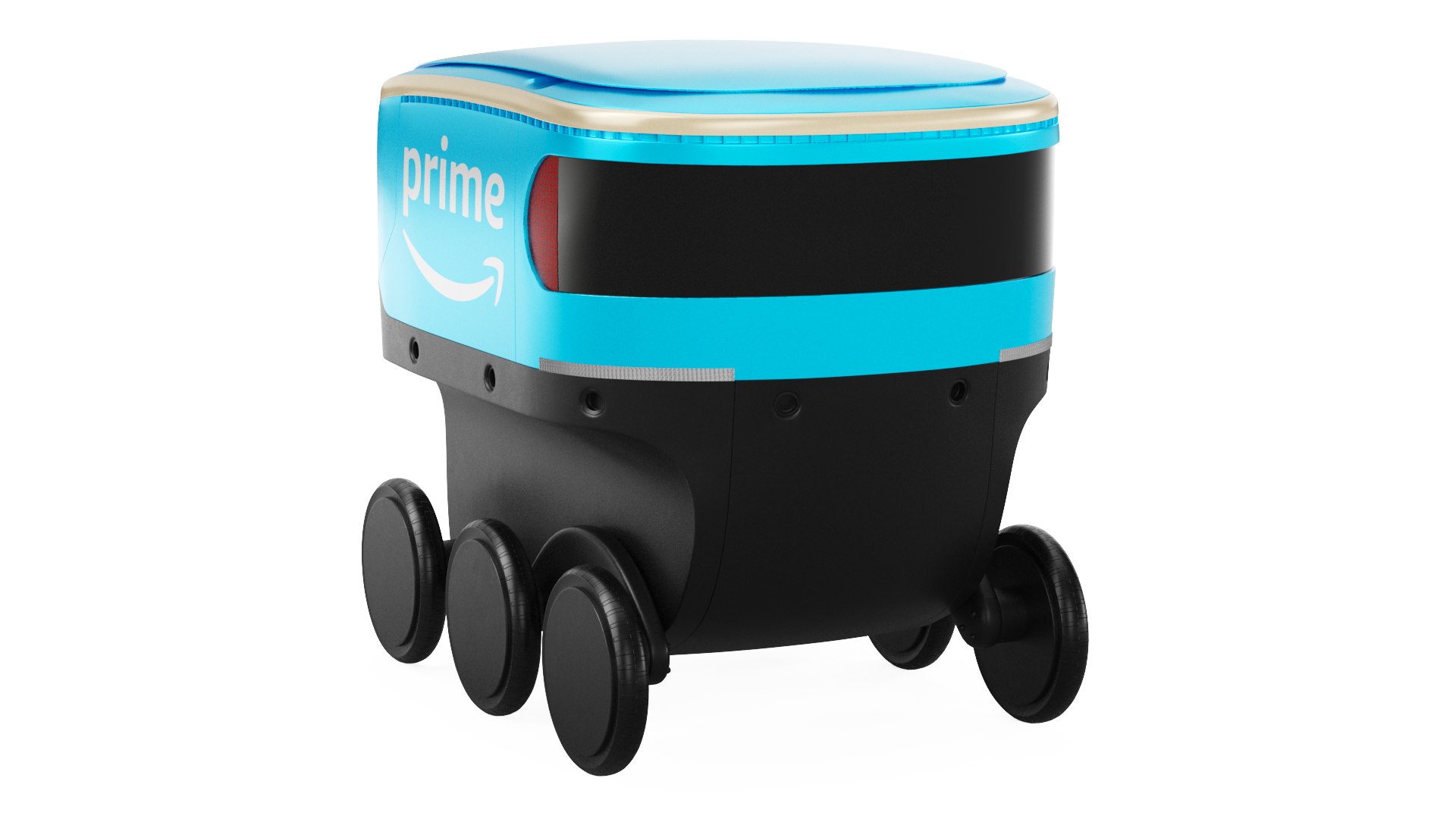 3D Amazon Scout Delivery Robot Prime Model - TurboSquid 2426673