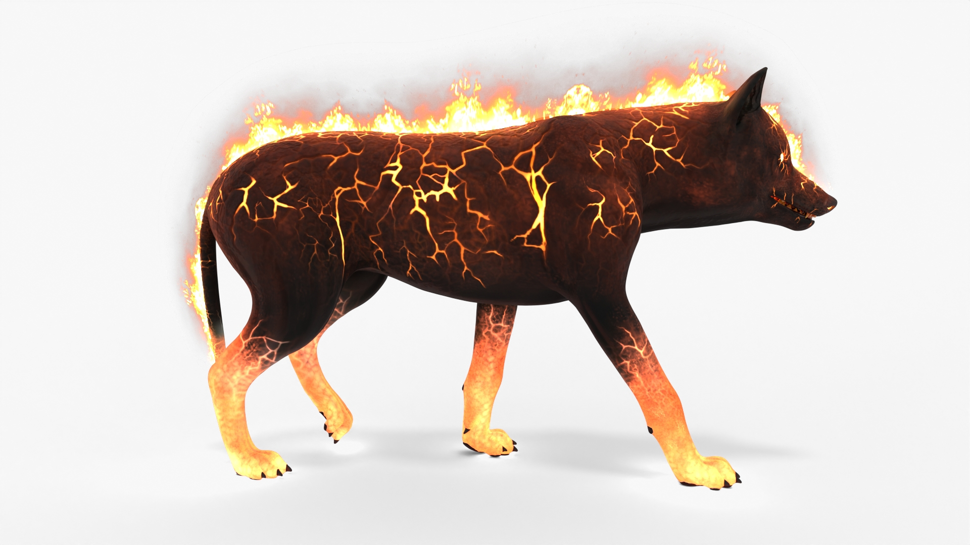 3D Model Hellhound Rigged - TurboSquid 2122929