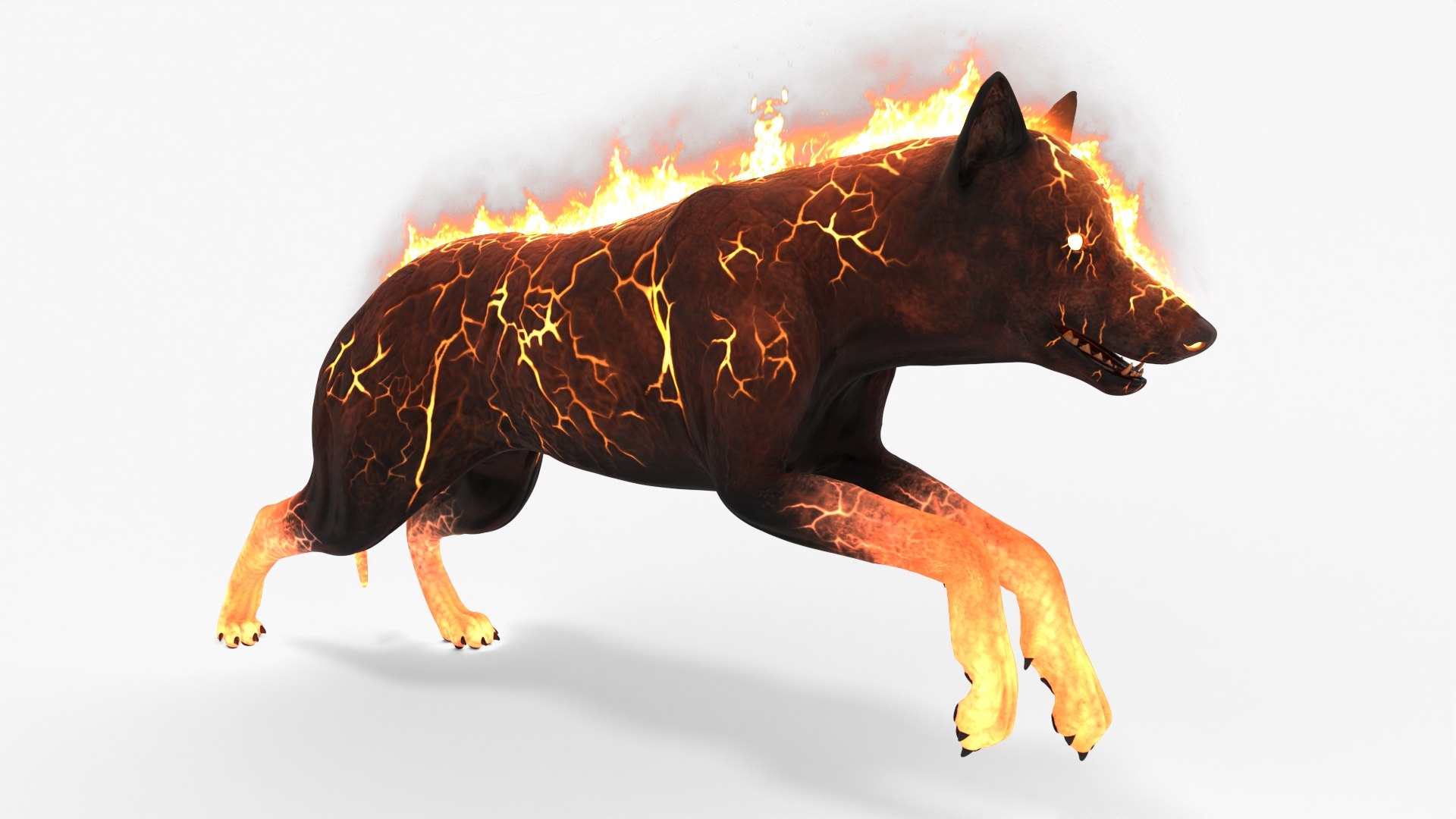 3D Model Hellhound Rigged - TurboSquid 2122929
