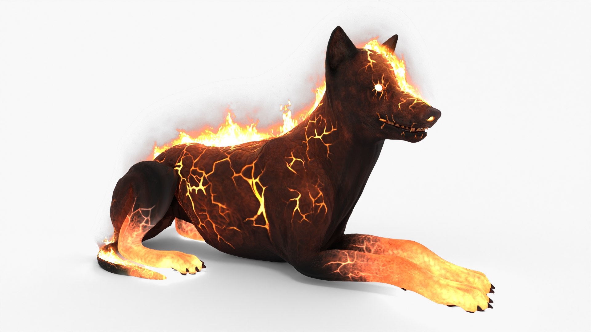 3D Model Hellhound Rigged - TurboSquid 2122929