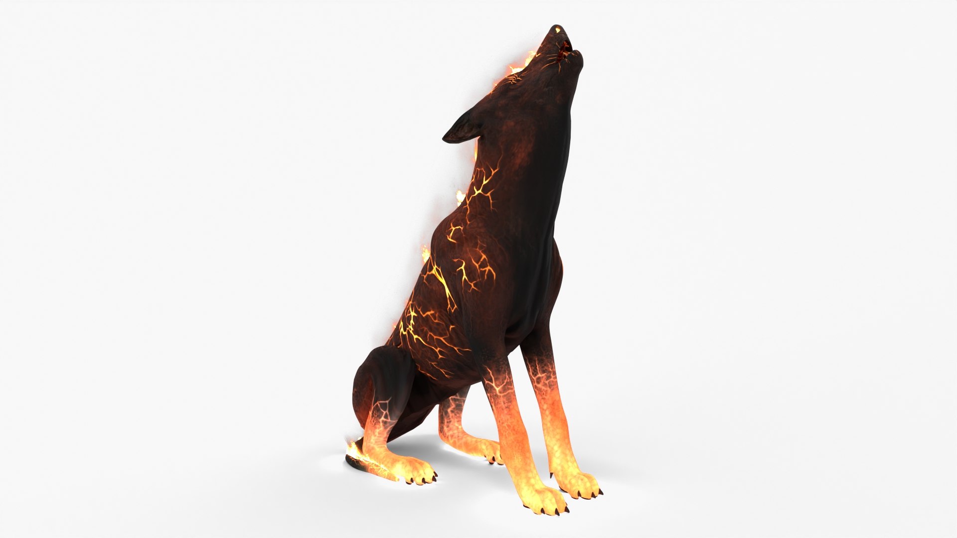 3D Model Hellhound Rigged - TurboSquid 2122929