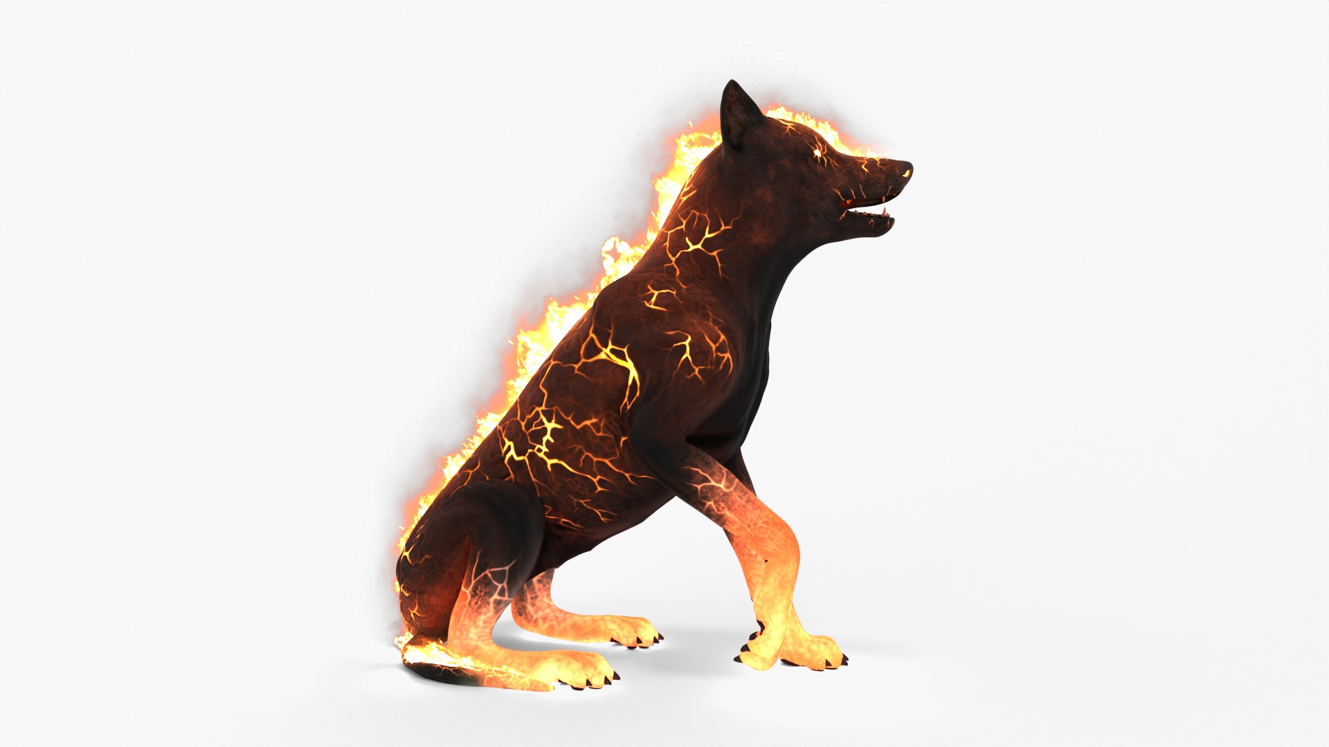 3D Model Hellhound Rigged - TurboSquid 2122929
