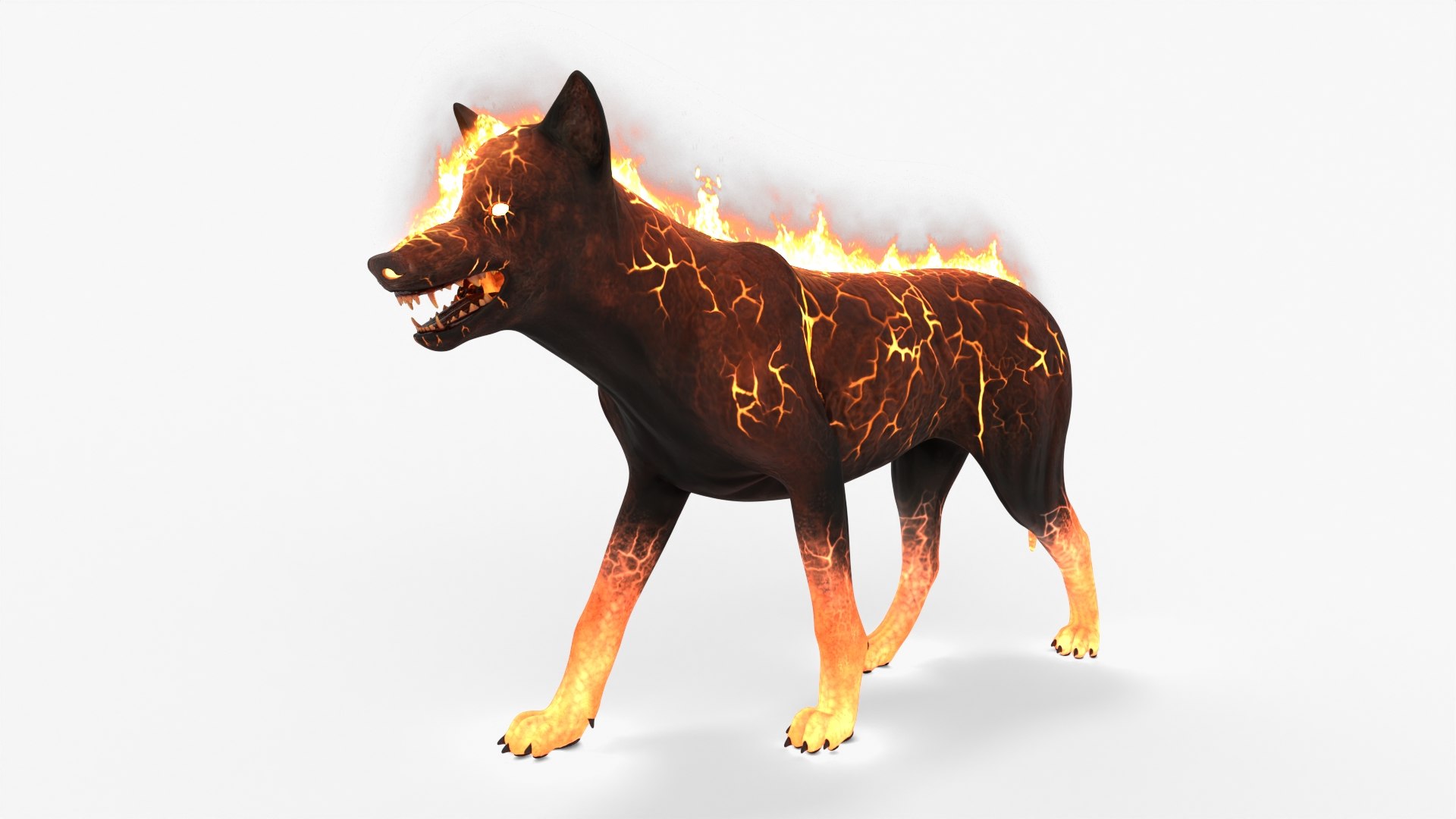 3D Model Hellhound Rigged - TurboSquid 2122929