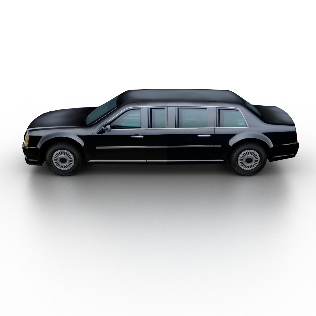 3D model generic limousine traffic - TurboSquid 1348572
