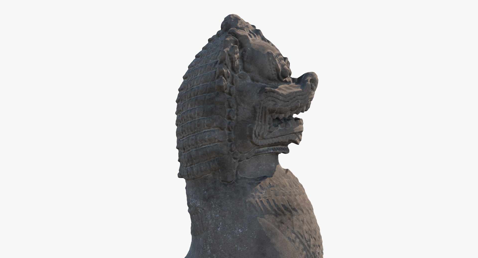 3D Bayon Temple Lion Model - TurboSquid 1298826
