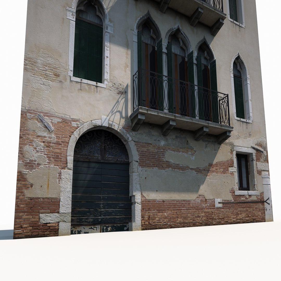 Old Building Facade 3D - TurboSquid 1202803