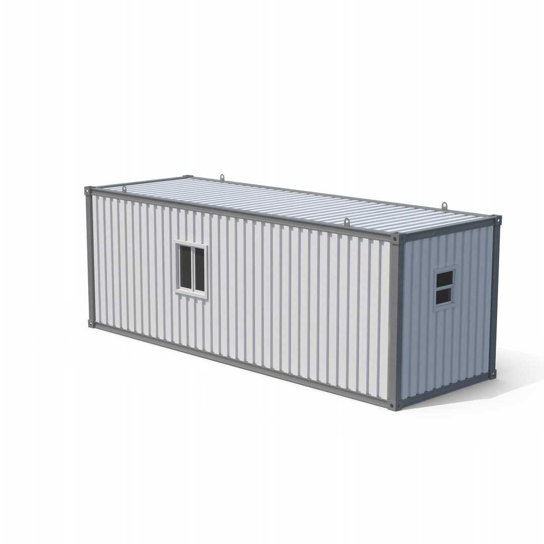 Construction Site Cabin Model - TurboSquid 2331535