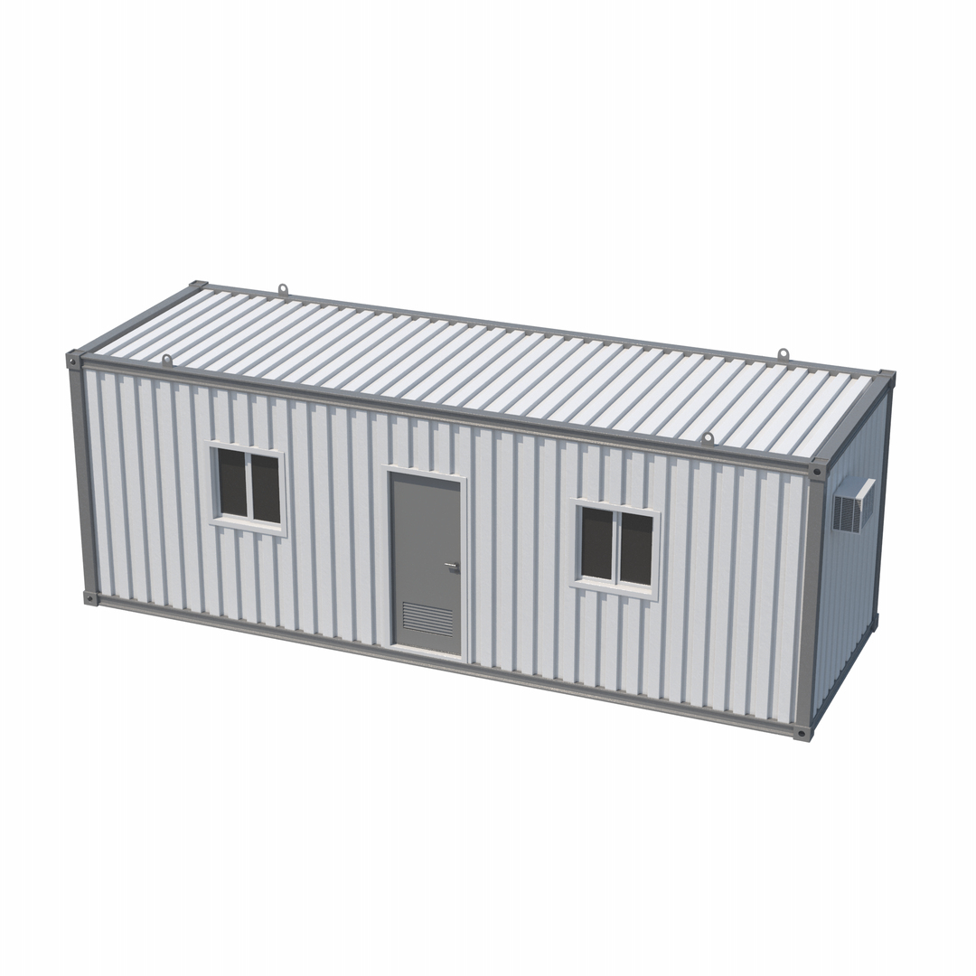 Construction Site Cabin Model - TurboSquid 2331535