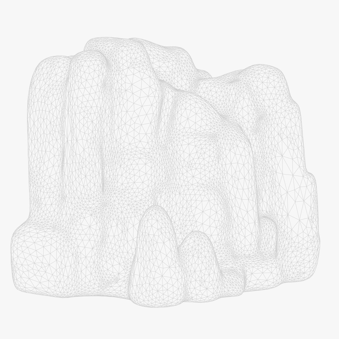 3D Stylized Rock Stone Cliff - TurboSquid 2166799