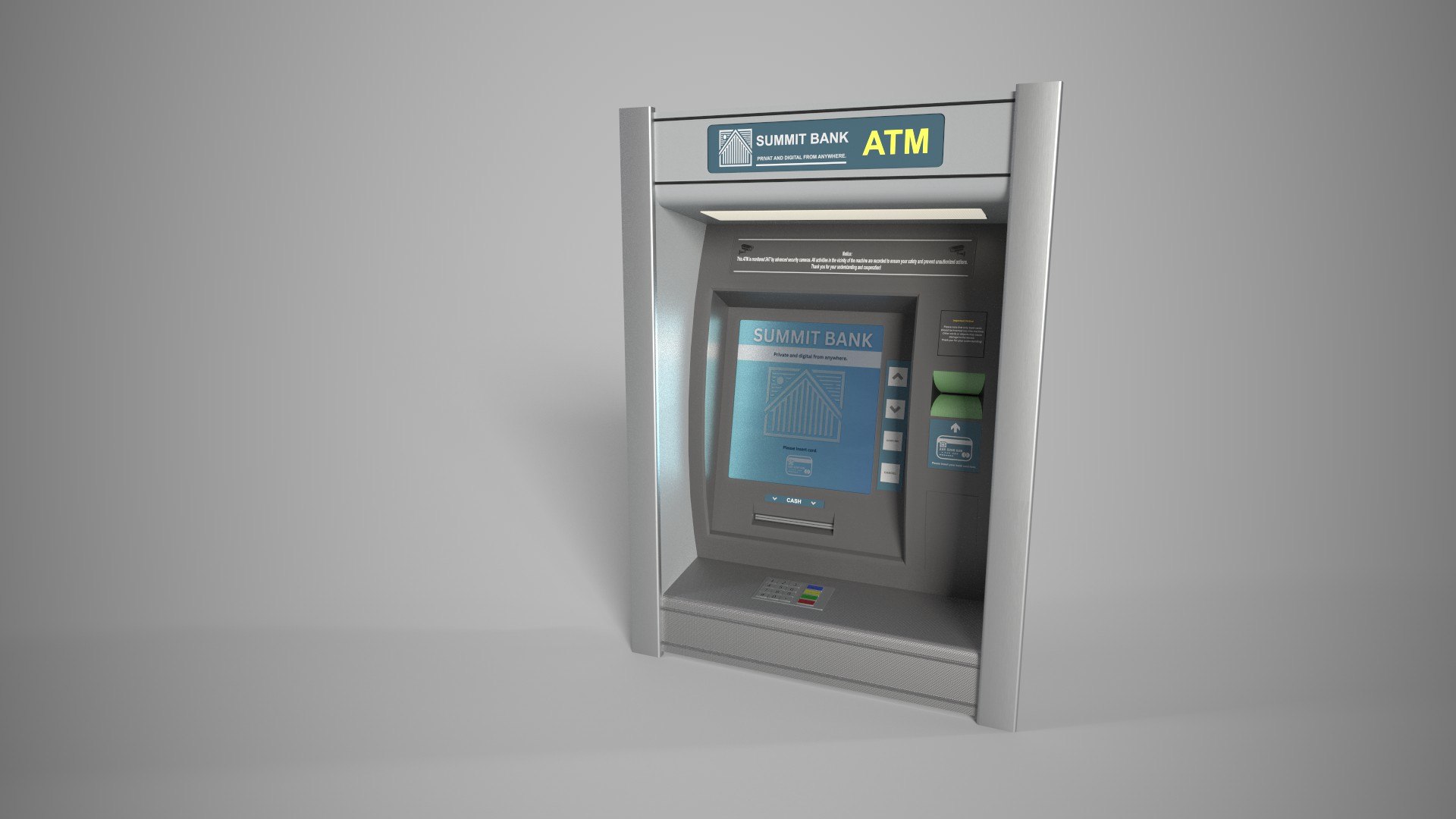 ATM 3D Model - TurboSquid 2367230