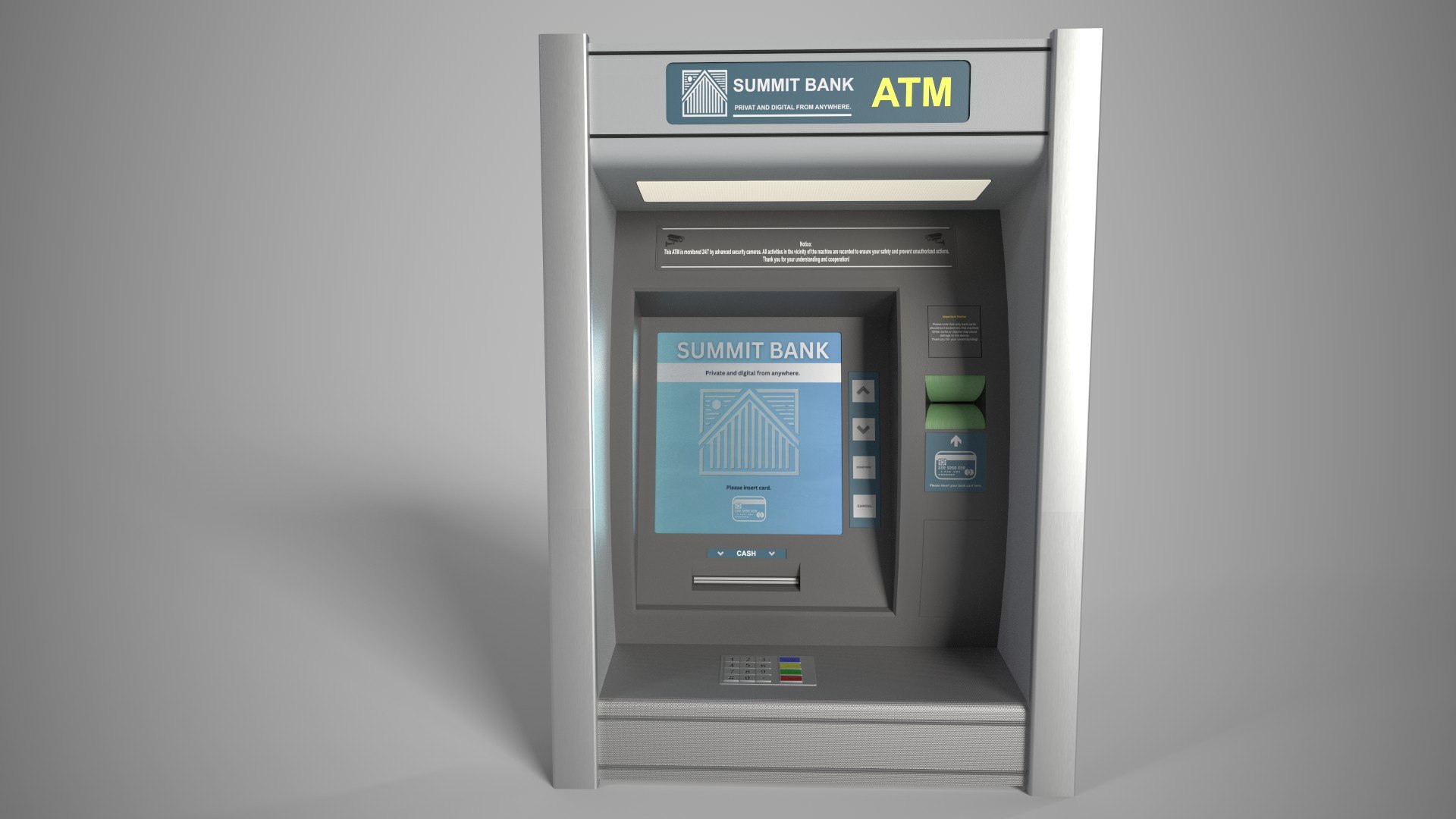 ATM 3D Model - TurboSquid 2367230