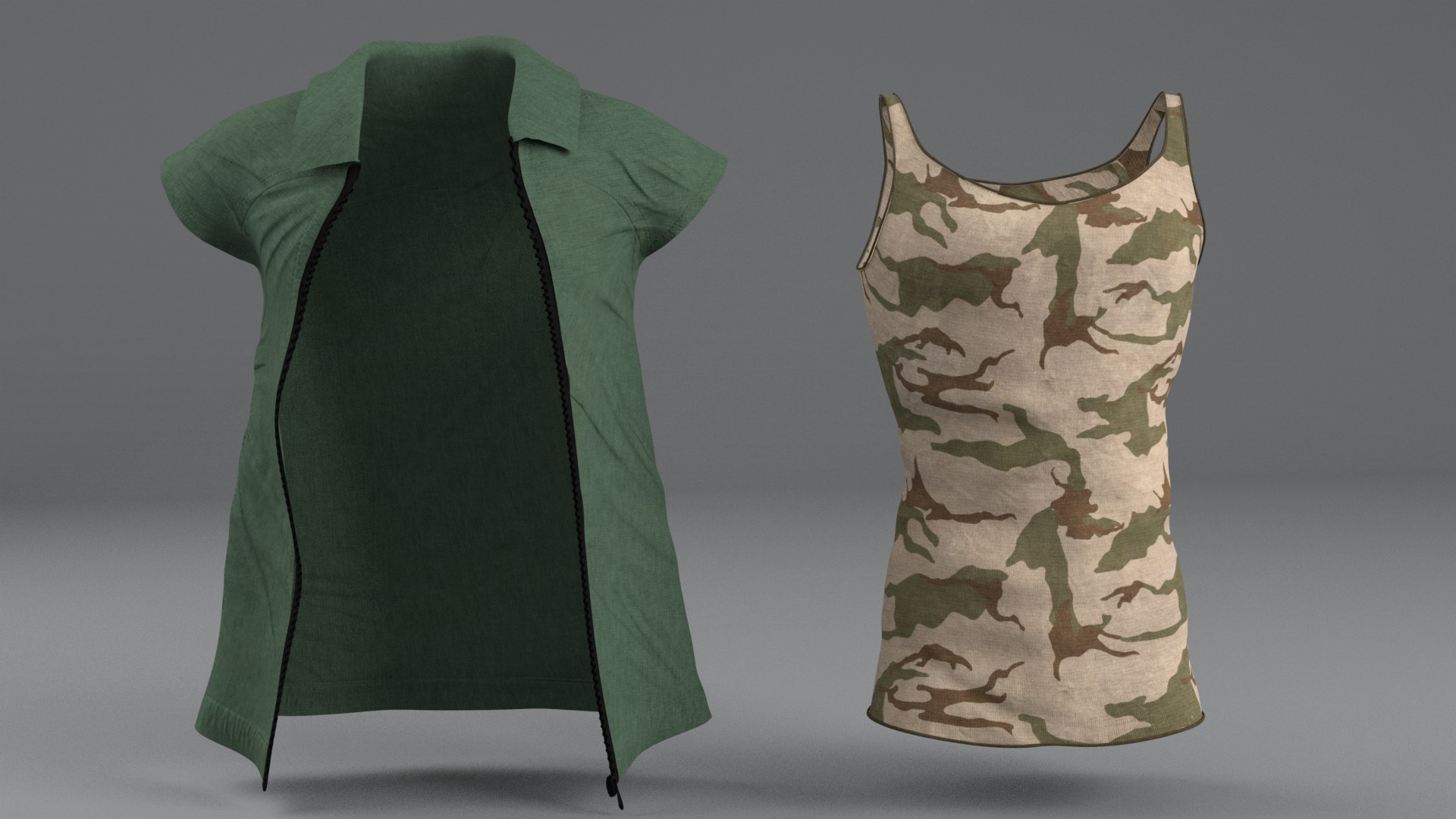 Clothing Set 3D Model - TurboSquid 1433542