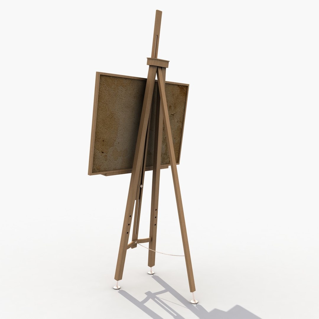 3d Easel Modeled Gallery