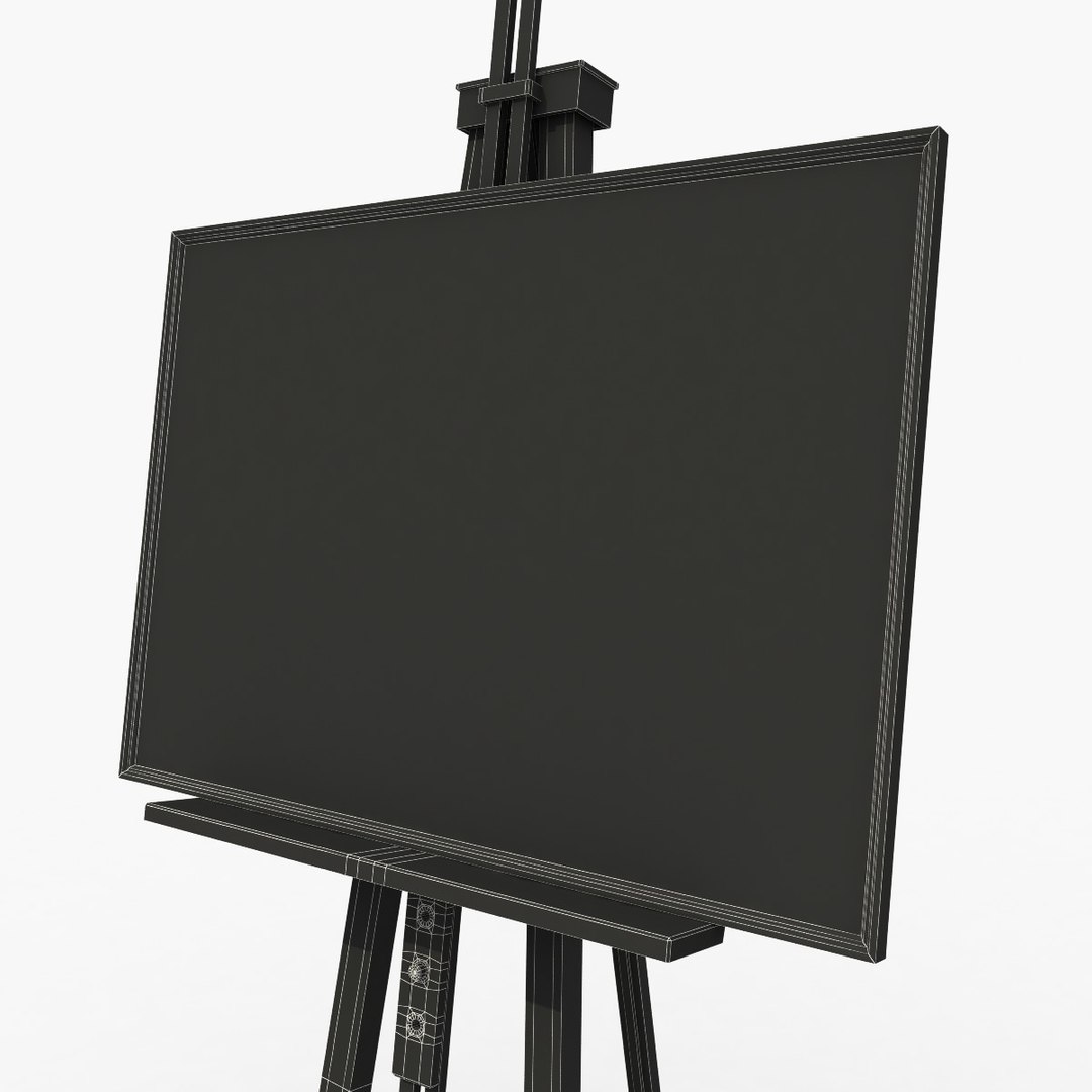 3d Easel Modeled Gallery