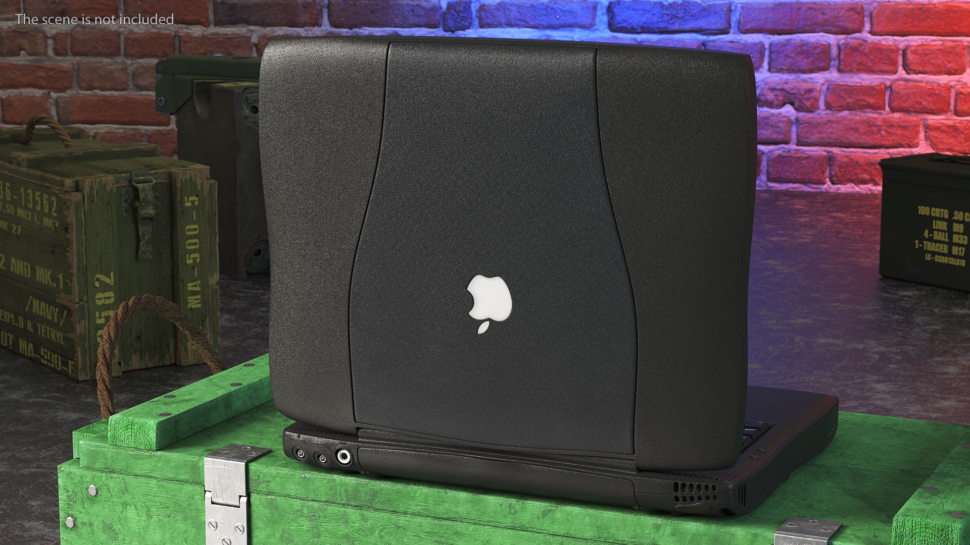 3D Vintage Apple PowerBook G3 Laptop Model - TurboSquid 2202478