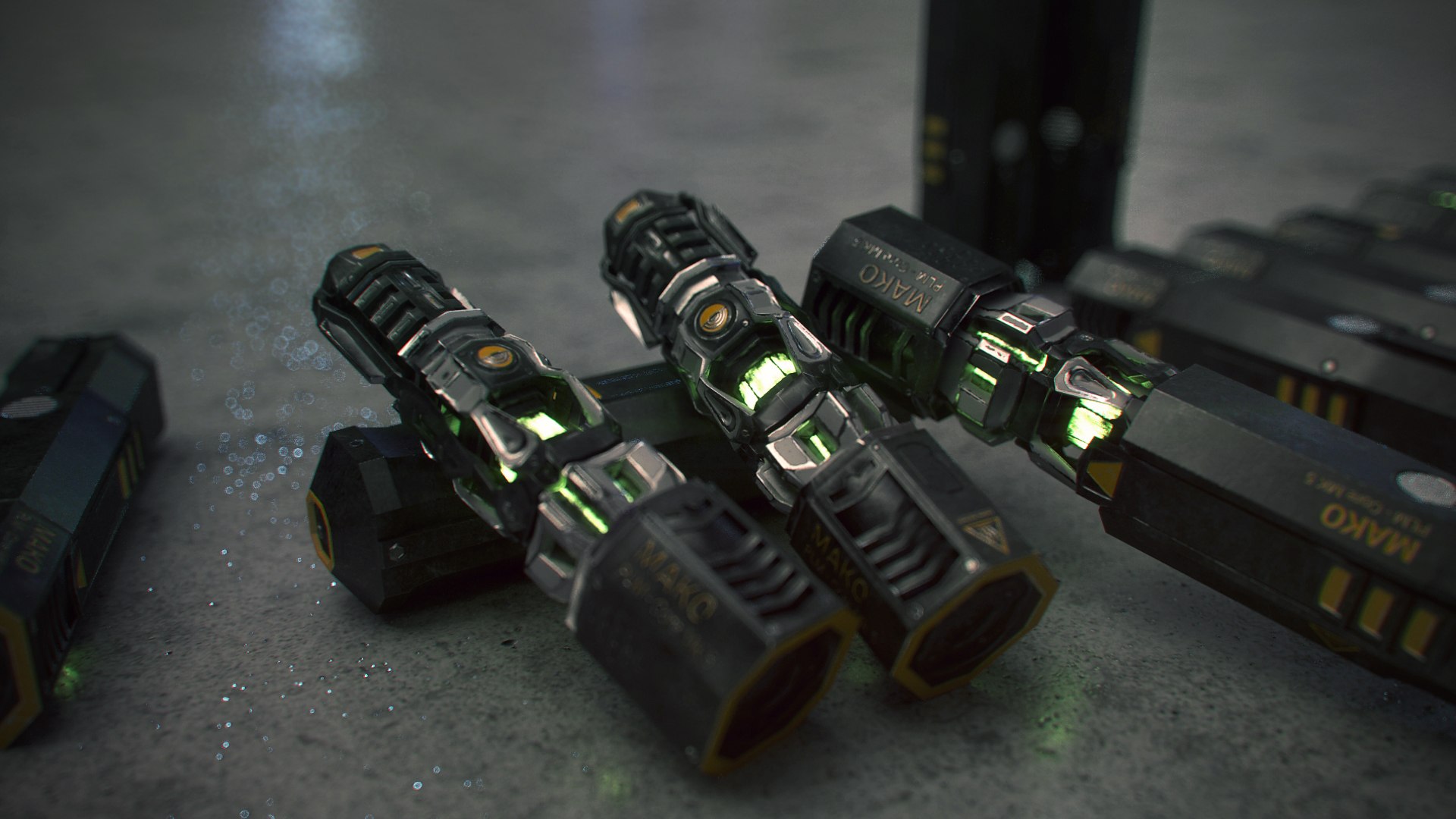 3d Model Energy Core Case Low-poly