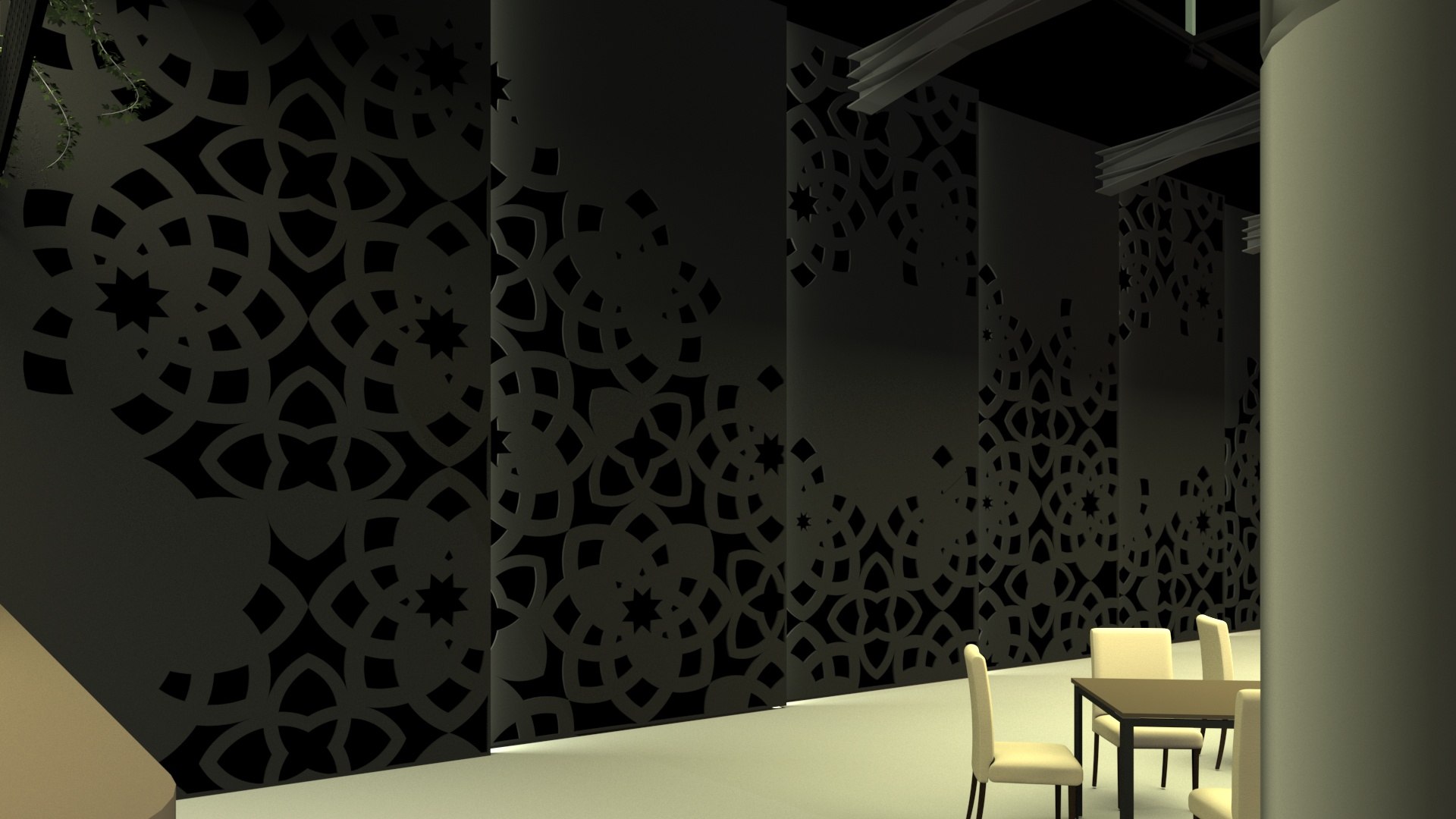 3D Arabesque wall decor - TurboSquid 2118648