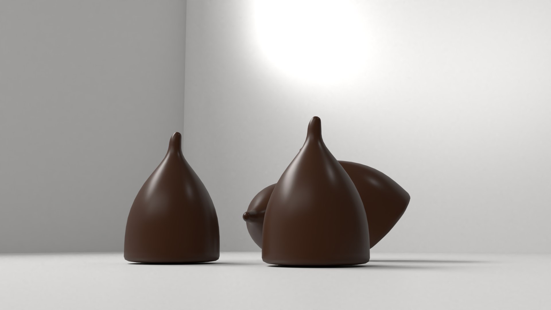 3D Milk Chocolate Chip Model - TurboSquid 1474804