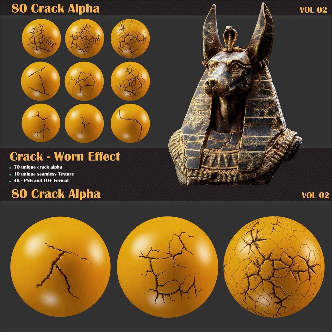 80 Crack Alpha - VOL 02 Model - TurboSquid 2260544