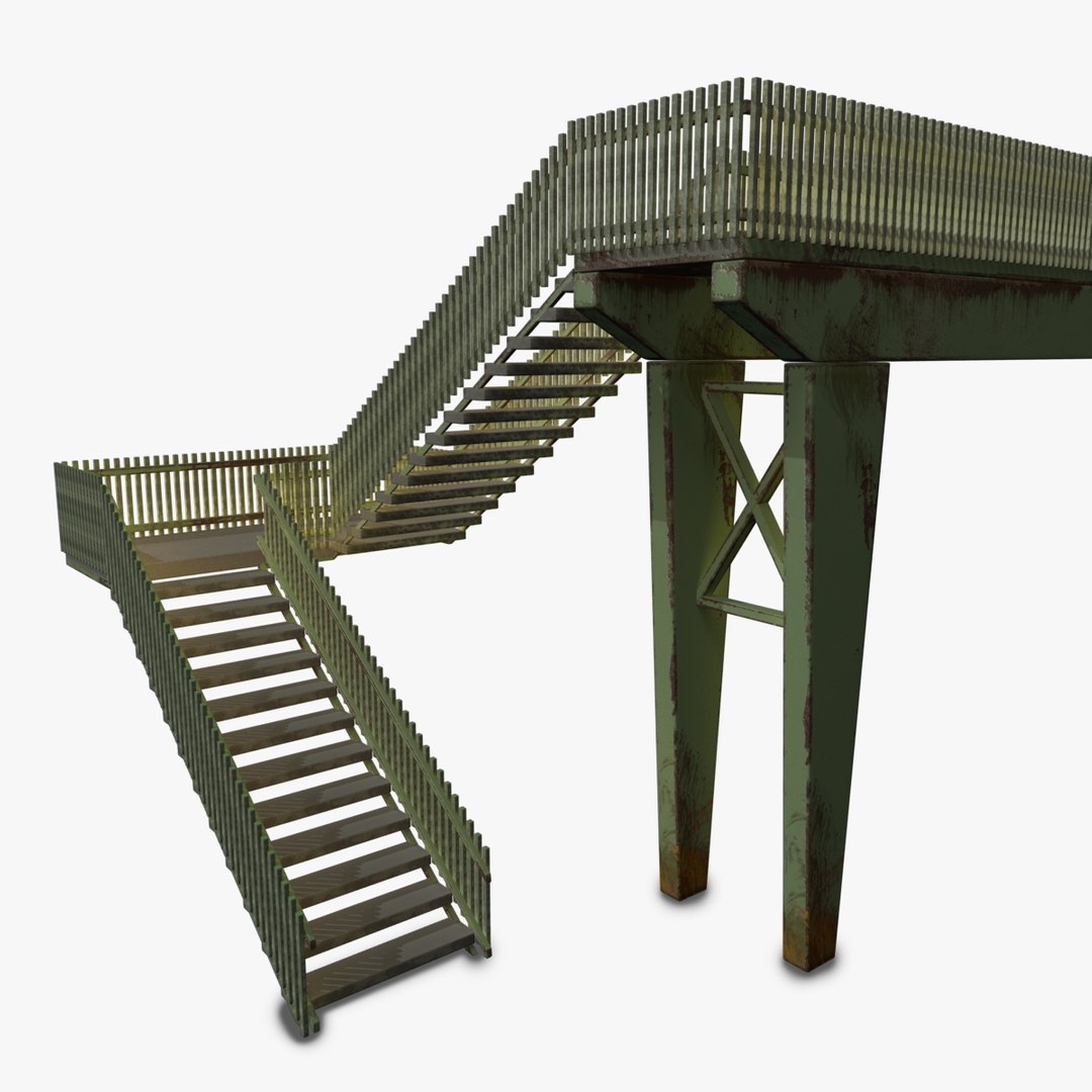 CITYFOOTBRIDGE 3D model - TurboSquid 2003599