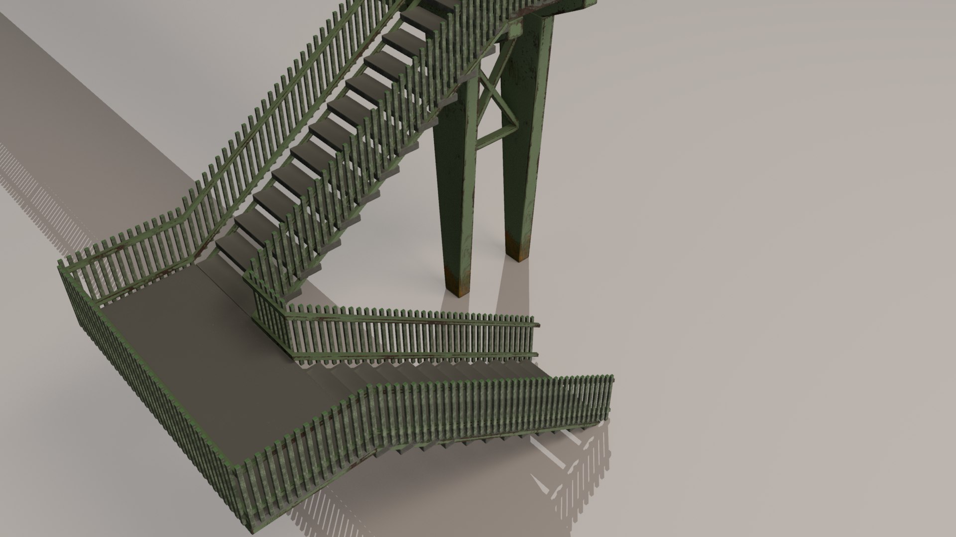 CITYFOOTBRIDGE 3D Model - TurboSquid 2003599