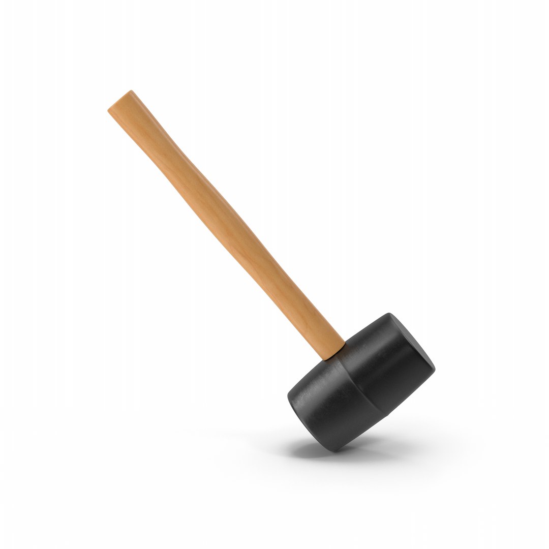 3D Rubber Mallet Model - TurboSquid 1937544