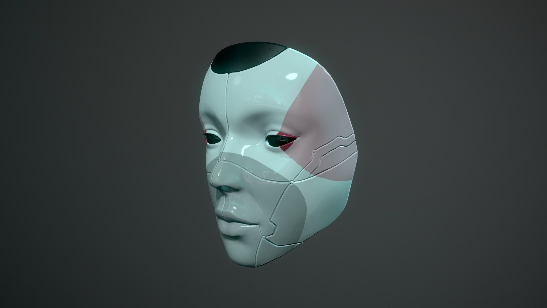 3D low-poly ghost shell model - TurboSquid 1451913