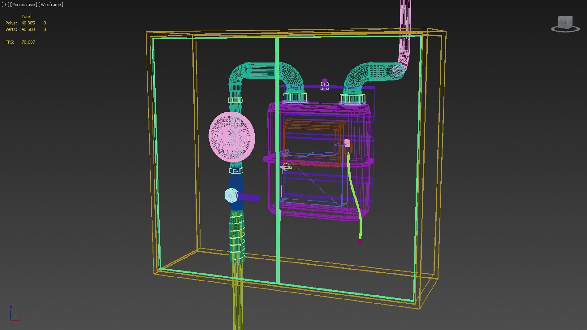 Gas Box 3d Max