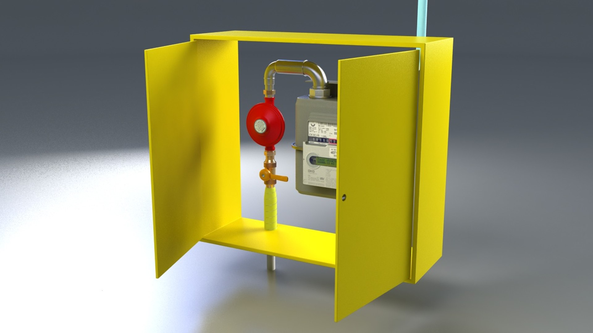 Gas Box 3d Max