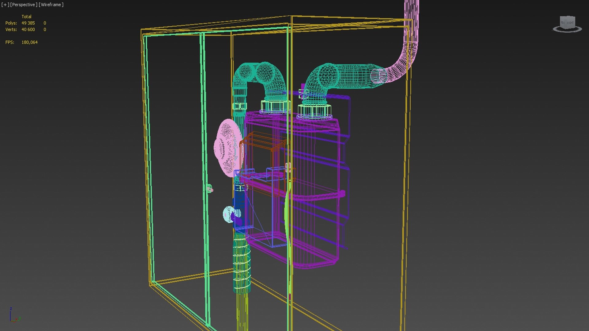 Gas Box 3d Max