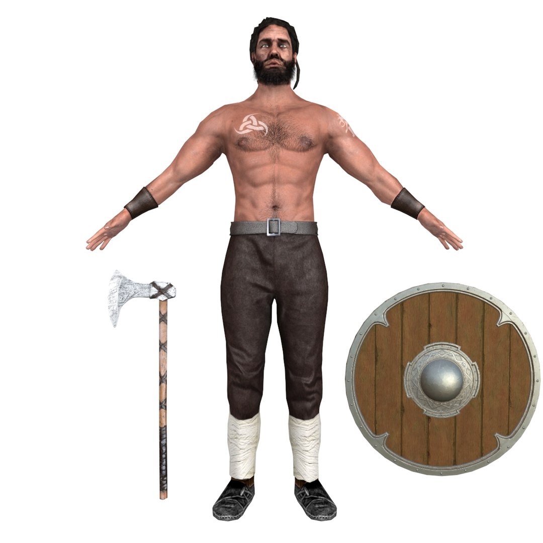 Viking Rigging Man 3D Model - TurboSquid 1259893