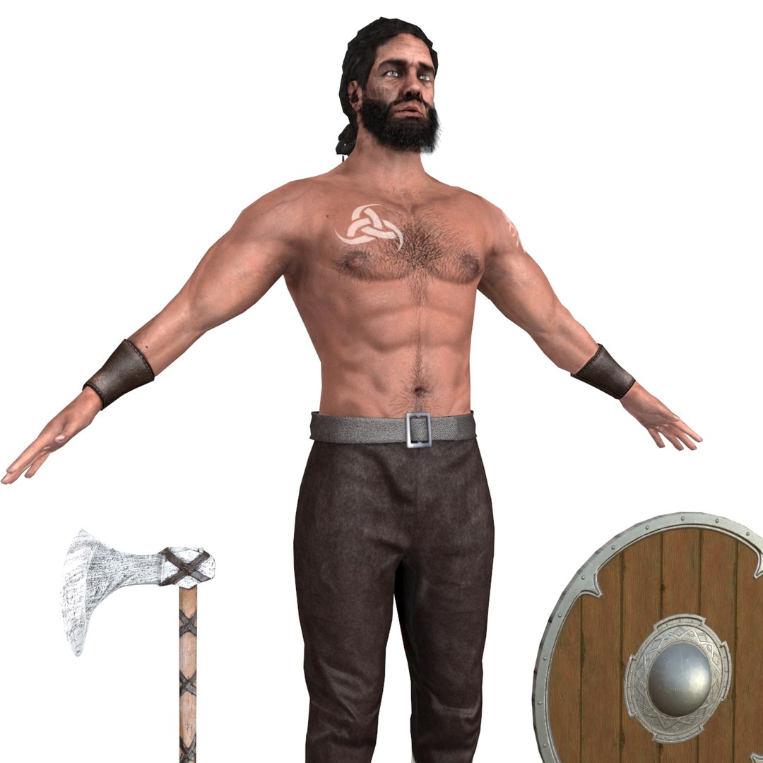 Viking Rigging Man 3D Model - TurboSquid 1259893