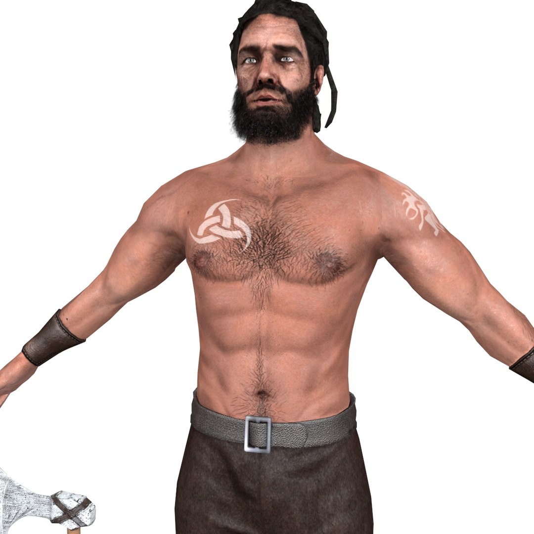 Viking Rigging Man 3D Model - TurboSquid 1259893
