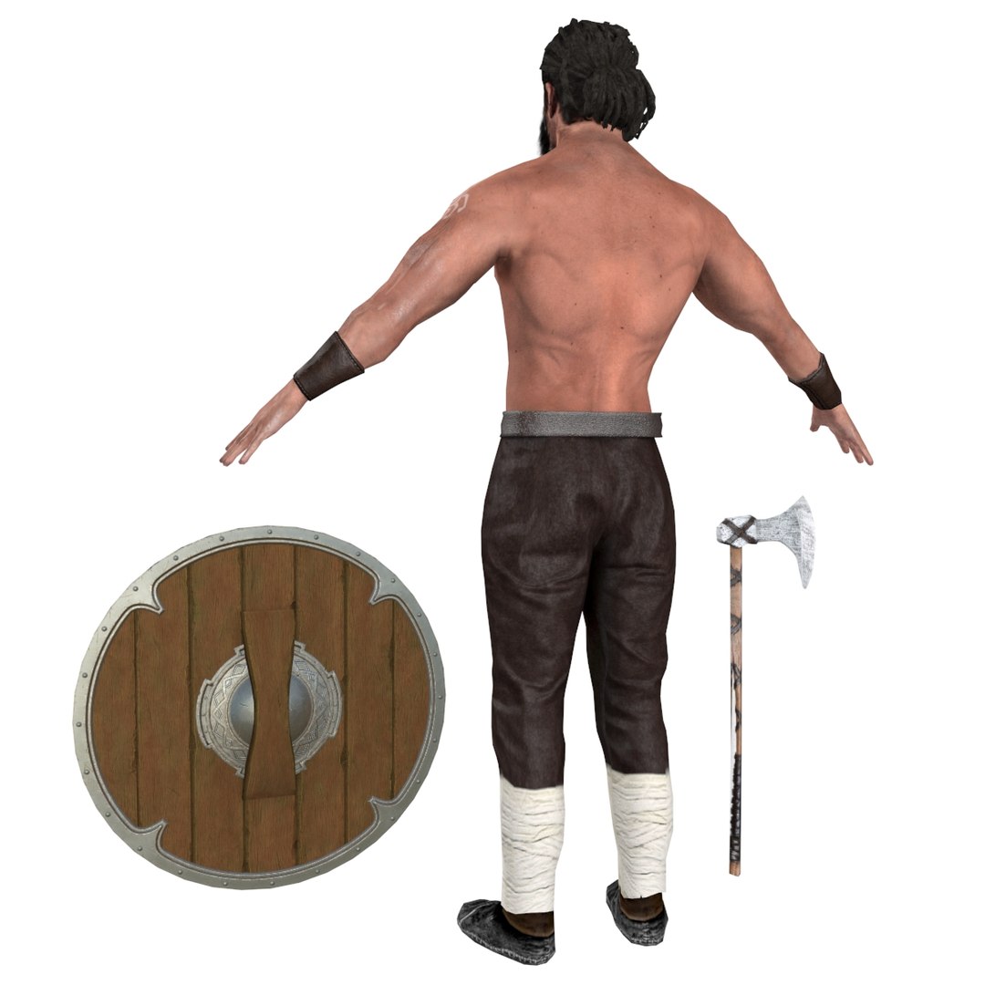 Viking Rigging Man 3D Model - TurboSquid 1259893