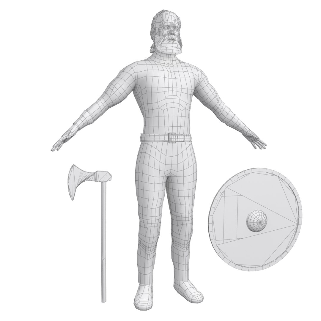 Viking Rigging Man 3D Model - TurboSquid 1259893