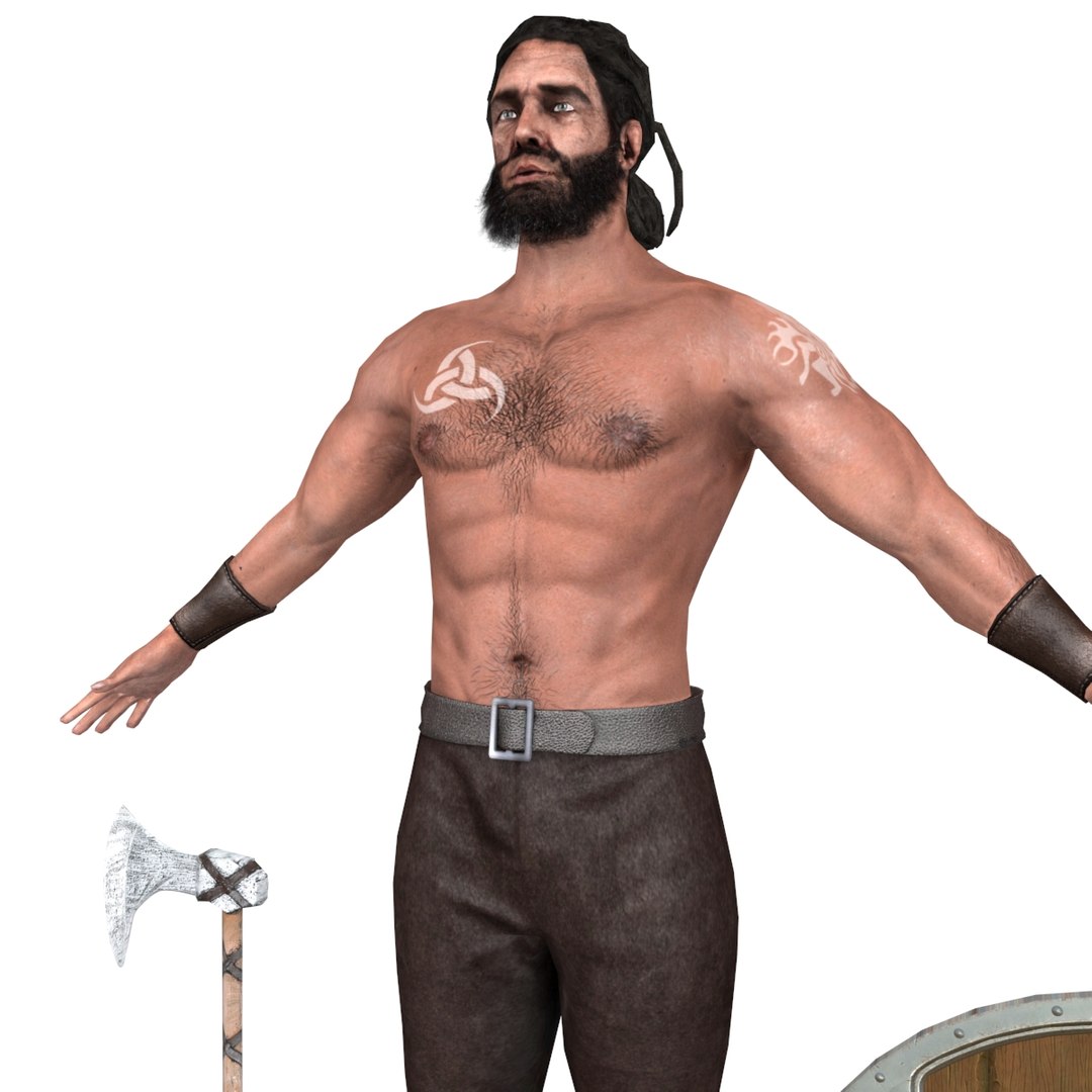 Viking Rigging Man 3D Model - TurboSquid 1259893