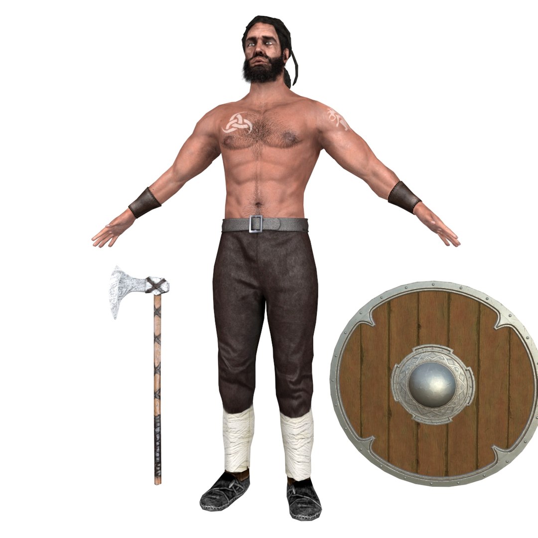 Viking Rigging Man 3D Model - TurboSquid 1259893