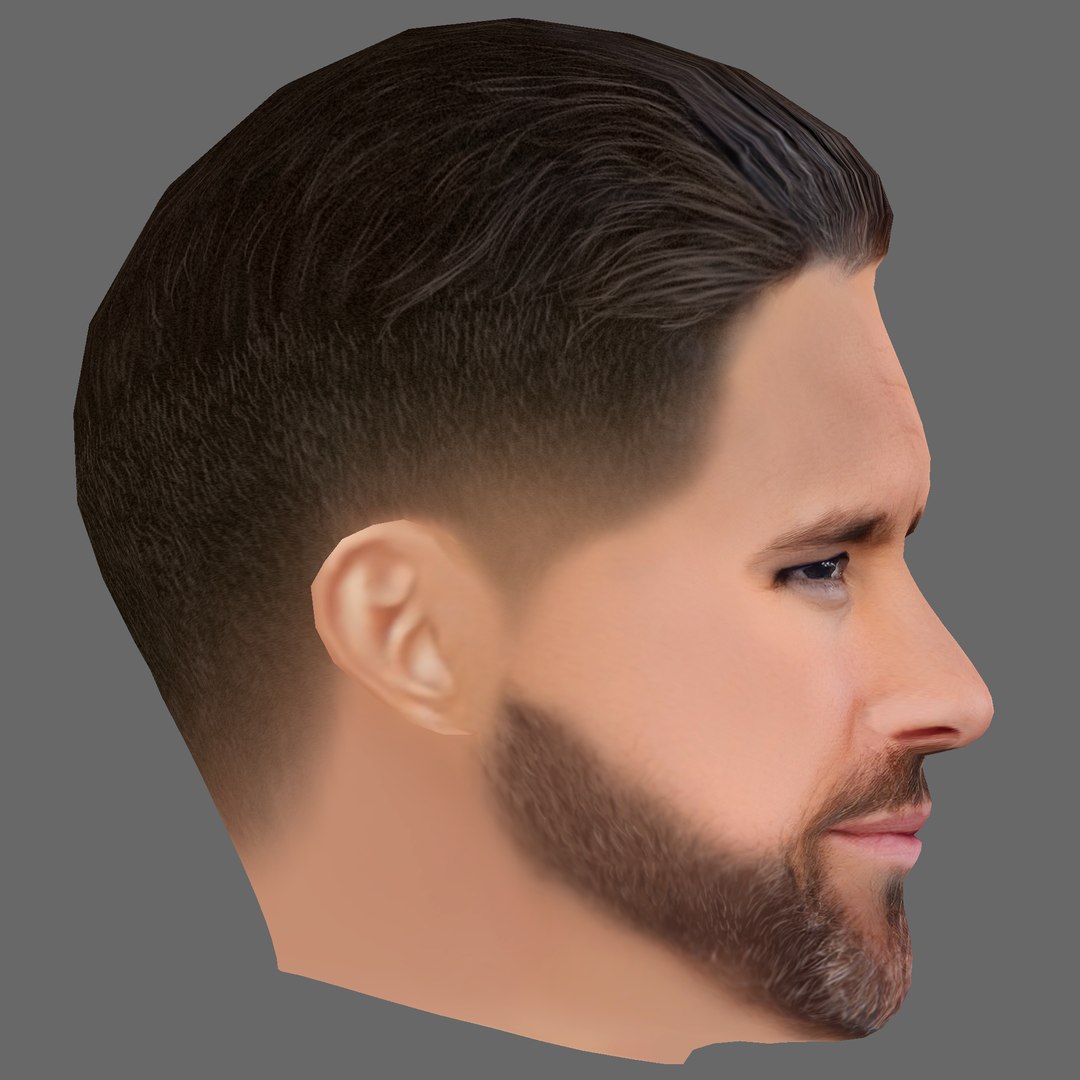 3D Ryan Reynolds Head - Low Poly Head For Game Low-poly Model - TurboSquid 2191507