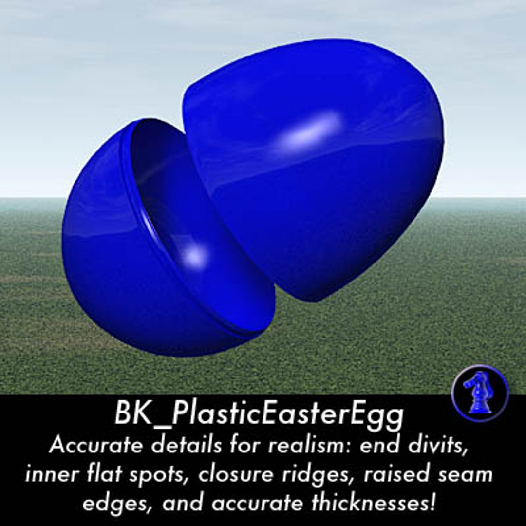 3d Plastic Easter Egg