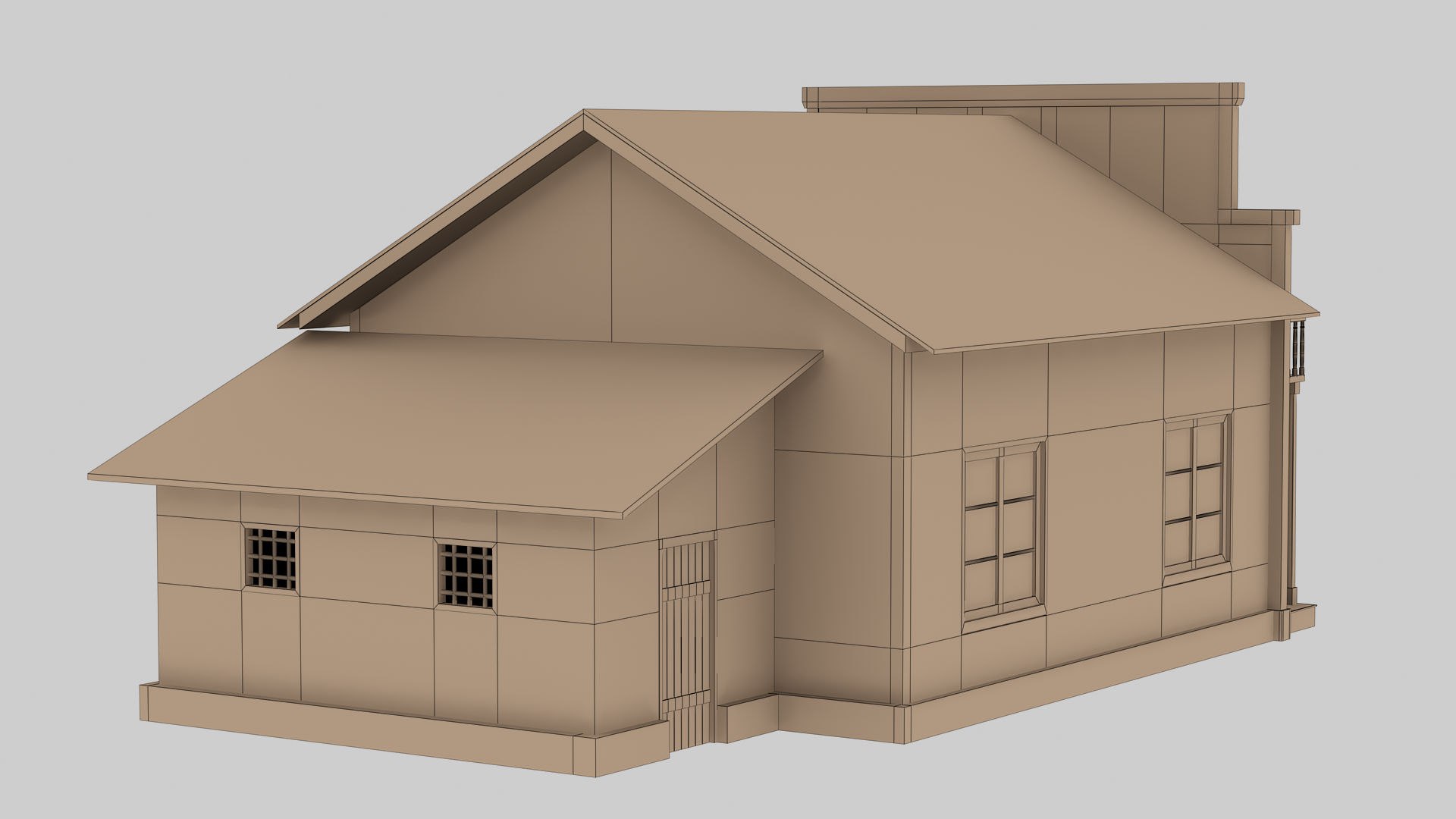 3D Wild West Saloon Model - TurboSquid 2217017
