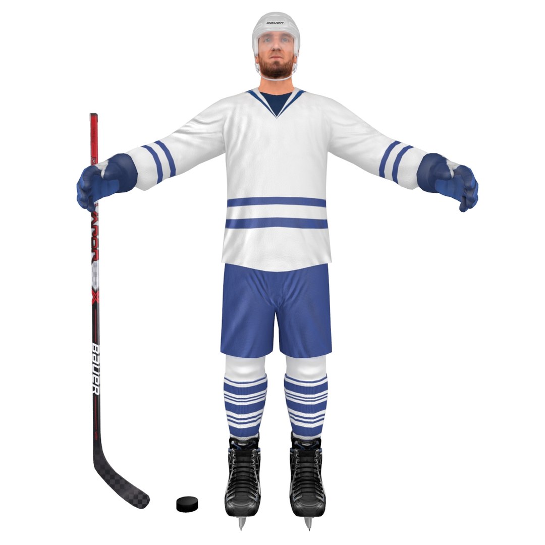 Hockey player 3D model - TurboSquid 1278667