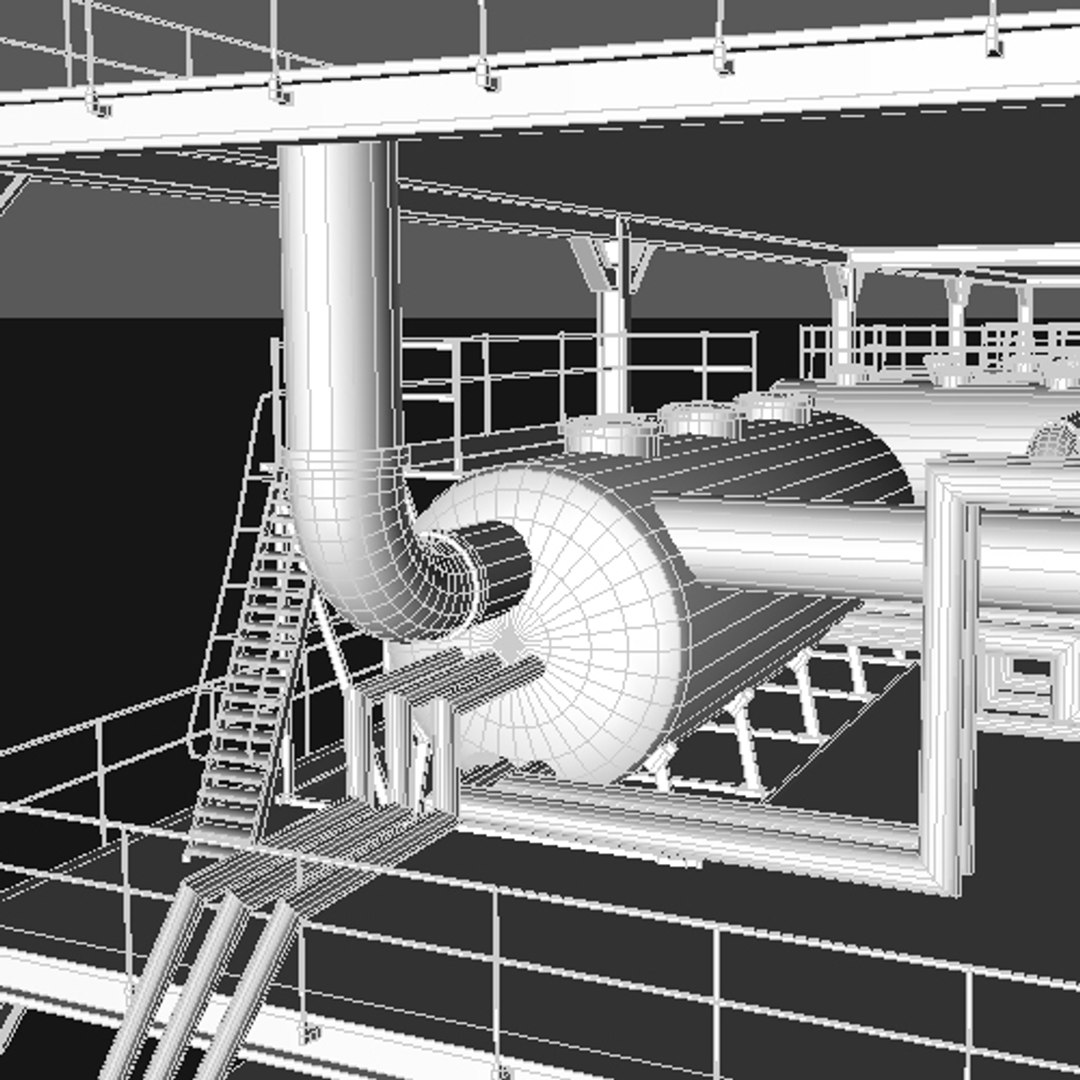 Industrial Plant 3d Model
