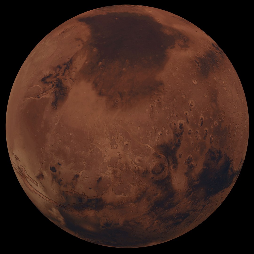 3d Mars 32k Surface Color