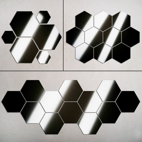 3D model Mirrors Set 170 - TurboSquid 1822725