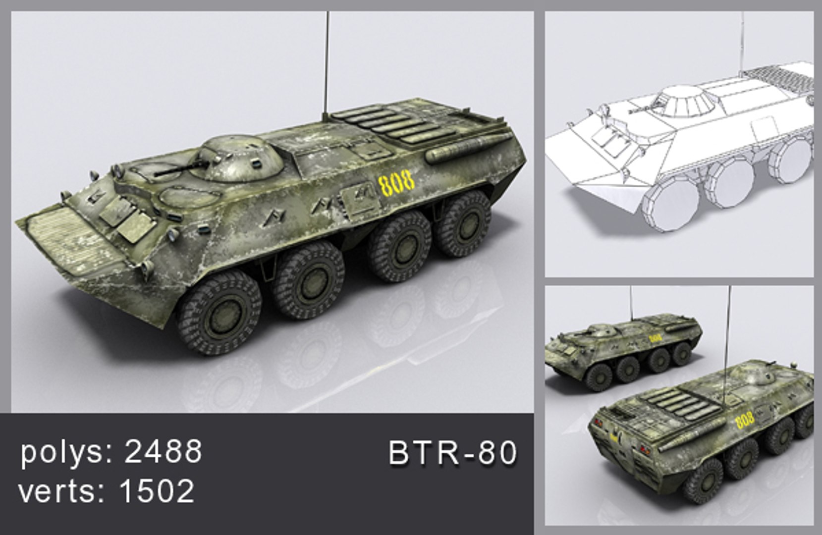 3ds max military tank